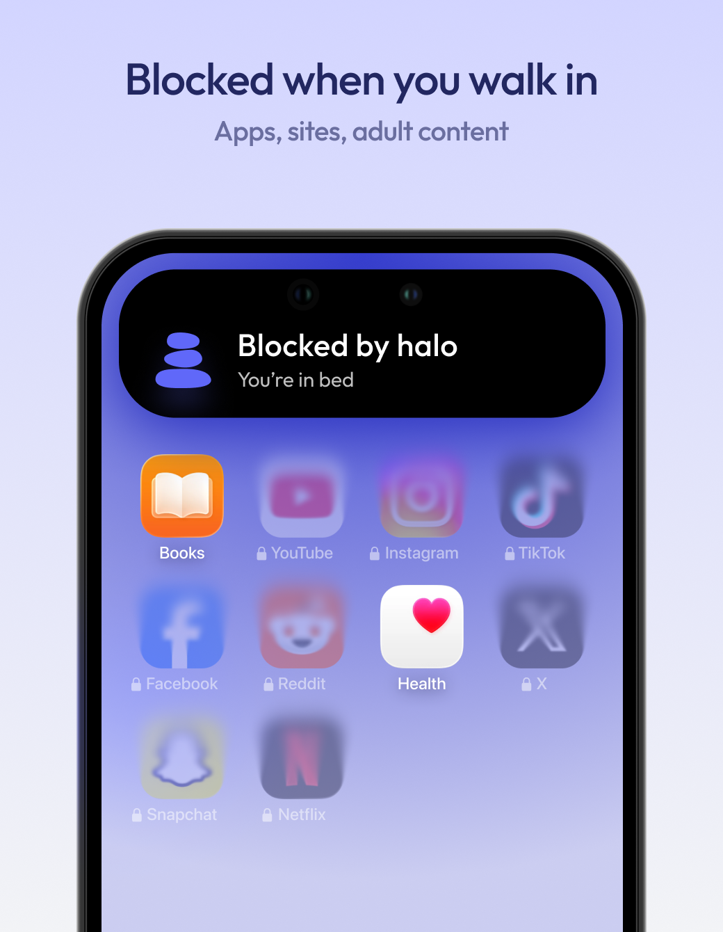 Halo – App blocker to stop scrolling in bed – ScreenZen